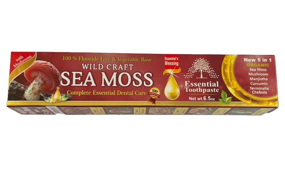 6 Pk Wild-Craft Sea Moss Toothpaste By Essential Palace 5 in 1 ...