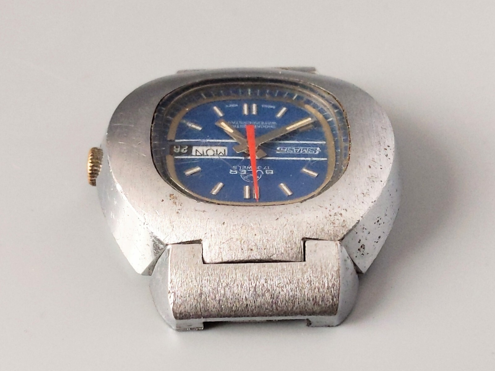 Very Rare Buler Smash Mens Watch Swiss Made 17 Jewels For Repair | eBay UK