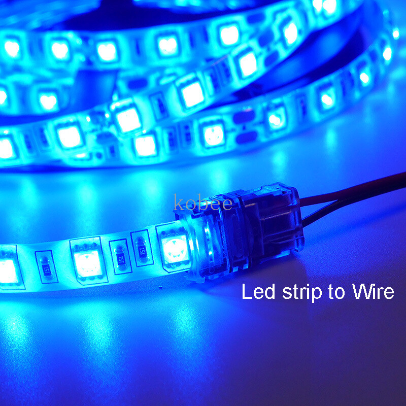 5pcs 2pin 3pin 4pin 5pin 6pin LED Strip RGB RGBW Wire Connection ...