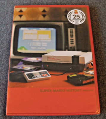 Super Mario: History 1985-2010 (CD, 2010, Nintendo) DAMAGED BACK COVER ...