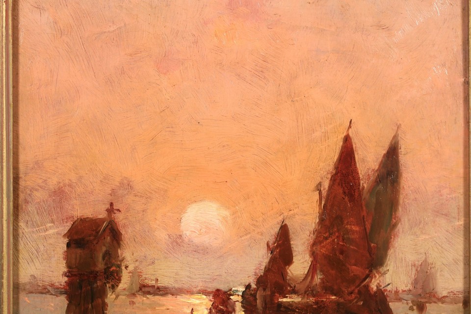 ALBERT DUPRAT (1882-1974) SIGNED FRENCH IMPRESSIONIST OIL PANEL ...