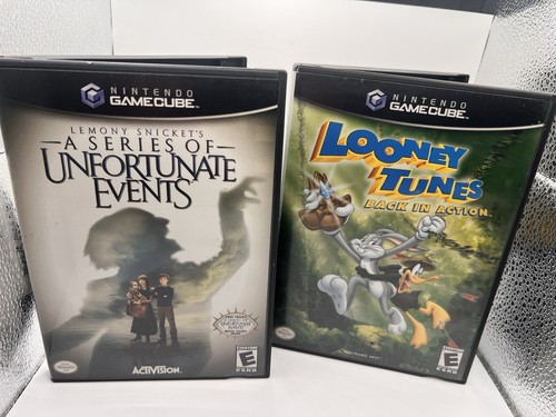 GameCube Games Lot bundle A Series Of Unfortunate Events And Looney ...