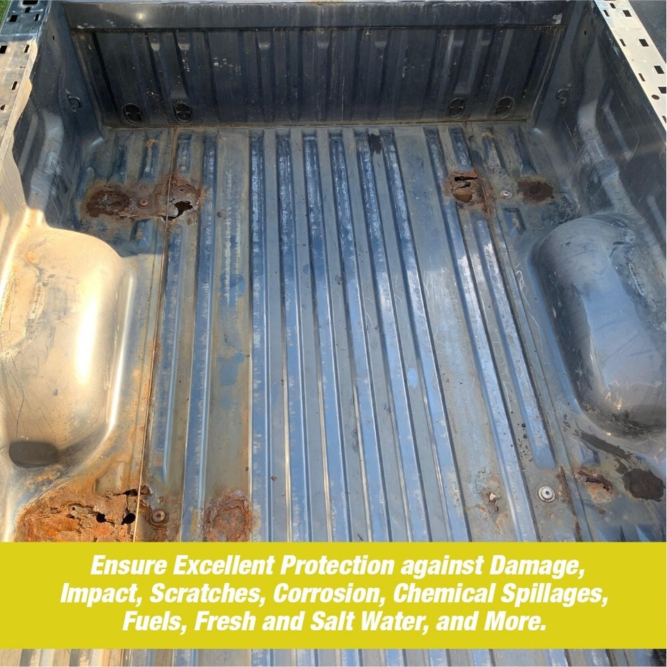 Rhinox Black 2 Gallon Urethane Spray-On Truck Bed Liner Kit with Spray ...