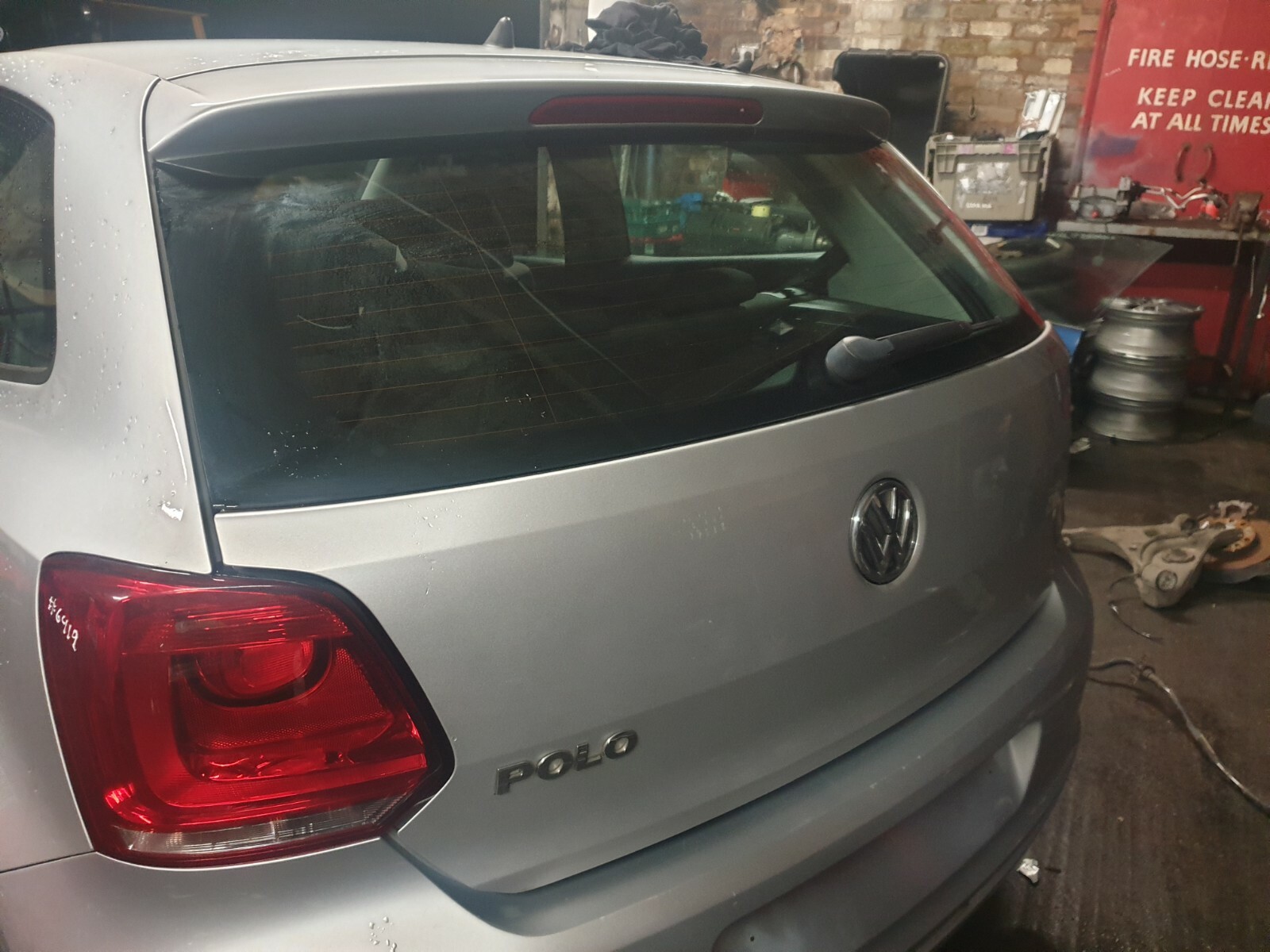 VW POLO MK8 REAR TAILGATE BOOT LID IN SILVER LA7W FIT 2009-2017 #6415 ...