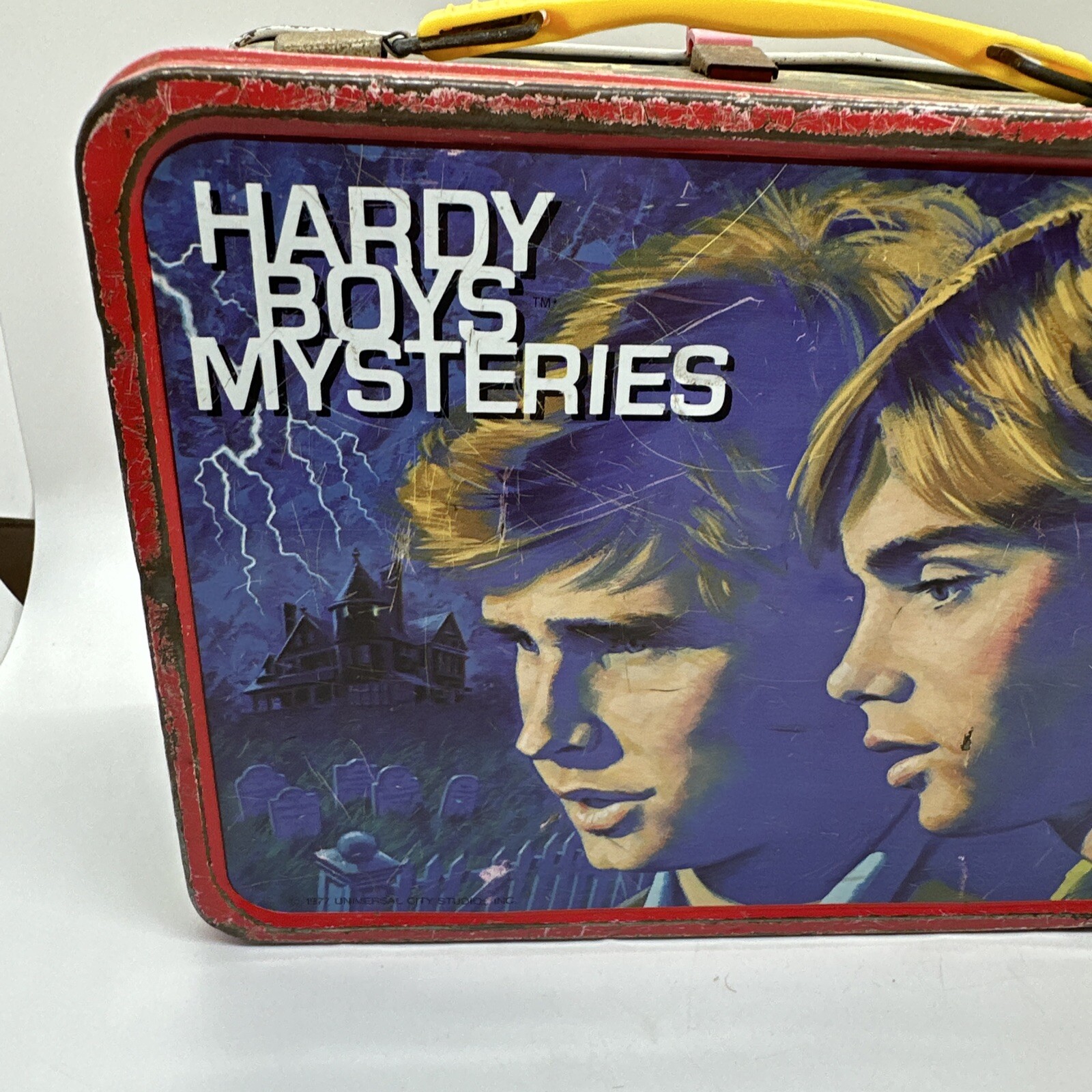 Hardy Boys Mysteries Metal Lunch Box No Thermos 1977 Universal Studios ...