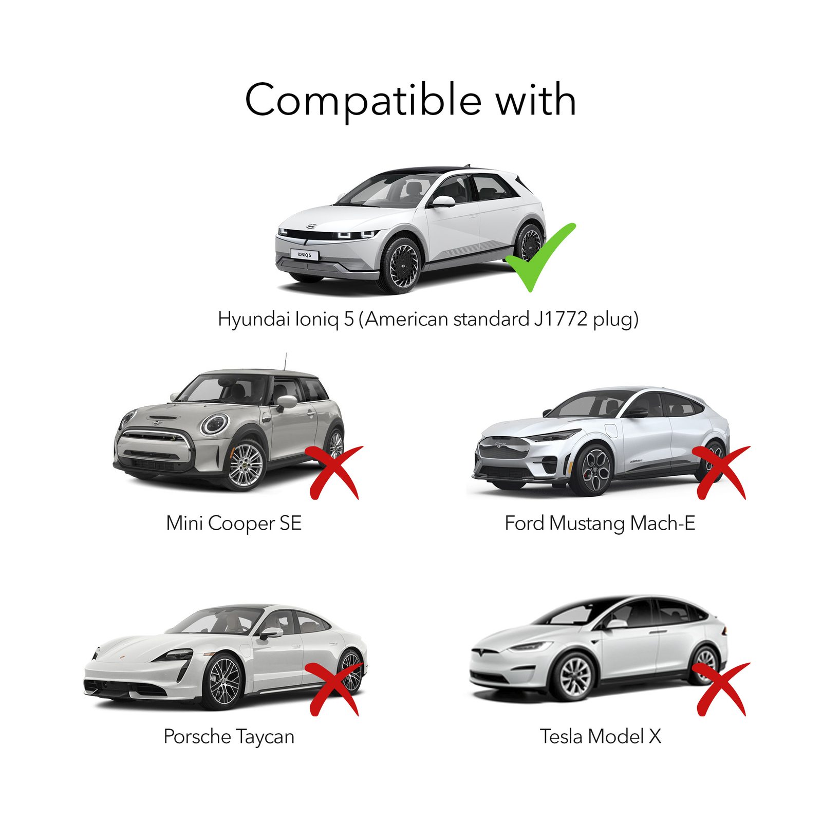 Lectron V2L Adapter Compatible with Hyundai Ioniq 5 (Black, 1 Pack) | eBay