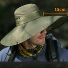 Brim Boonie Hat UPF 50+ Mesh Bucket Outdoor Caps Tactical Camo 15CM ...