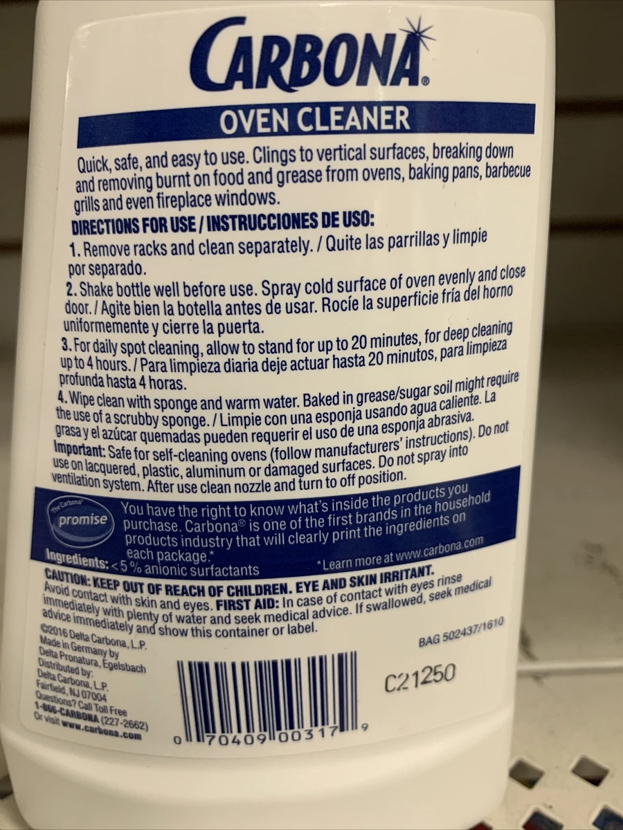 Oven Cleaner Ingredients
