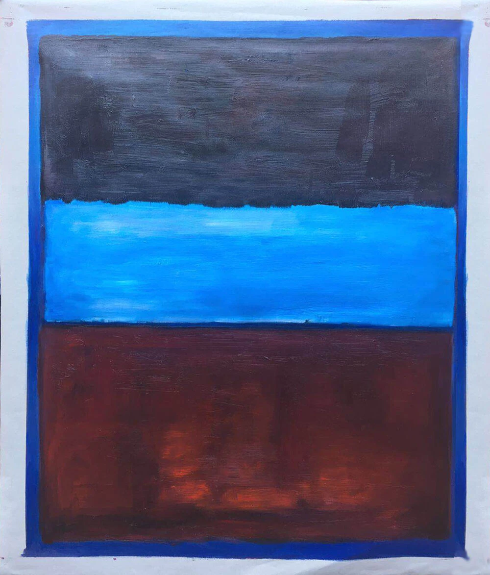 Mark Rothko Rust And Blue