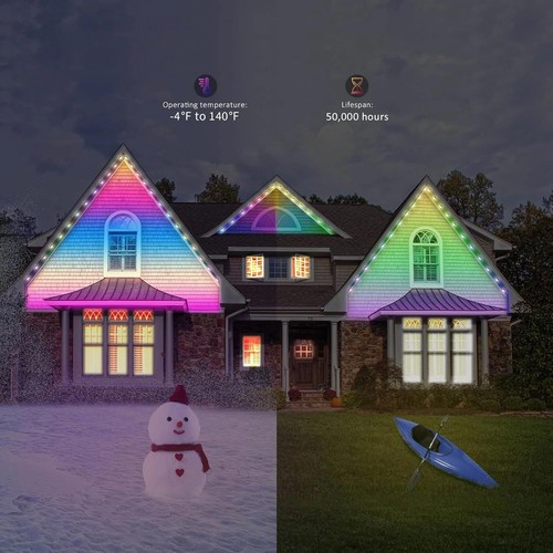 Smart Rainbow LED Permanent Outdoor Light - Smartlight 20m 2024 | eBay