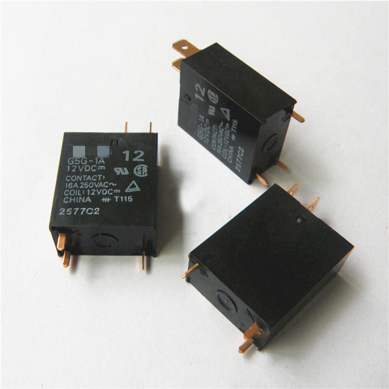 2PCS G5G-1A-12VDC Power Relay 16A 250VAC 3 Pins | eBay