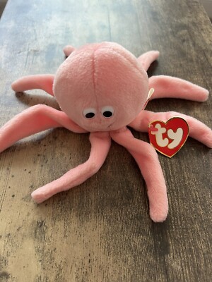 Ty Inky The Octopus Beanie Baby Vintage 3er Gen Tag /2nd Tush ...
