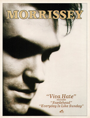 Morrissey Viva Hate Album Poster Trade Print Ad 1980s Original | eBay