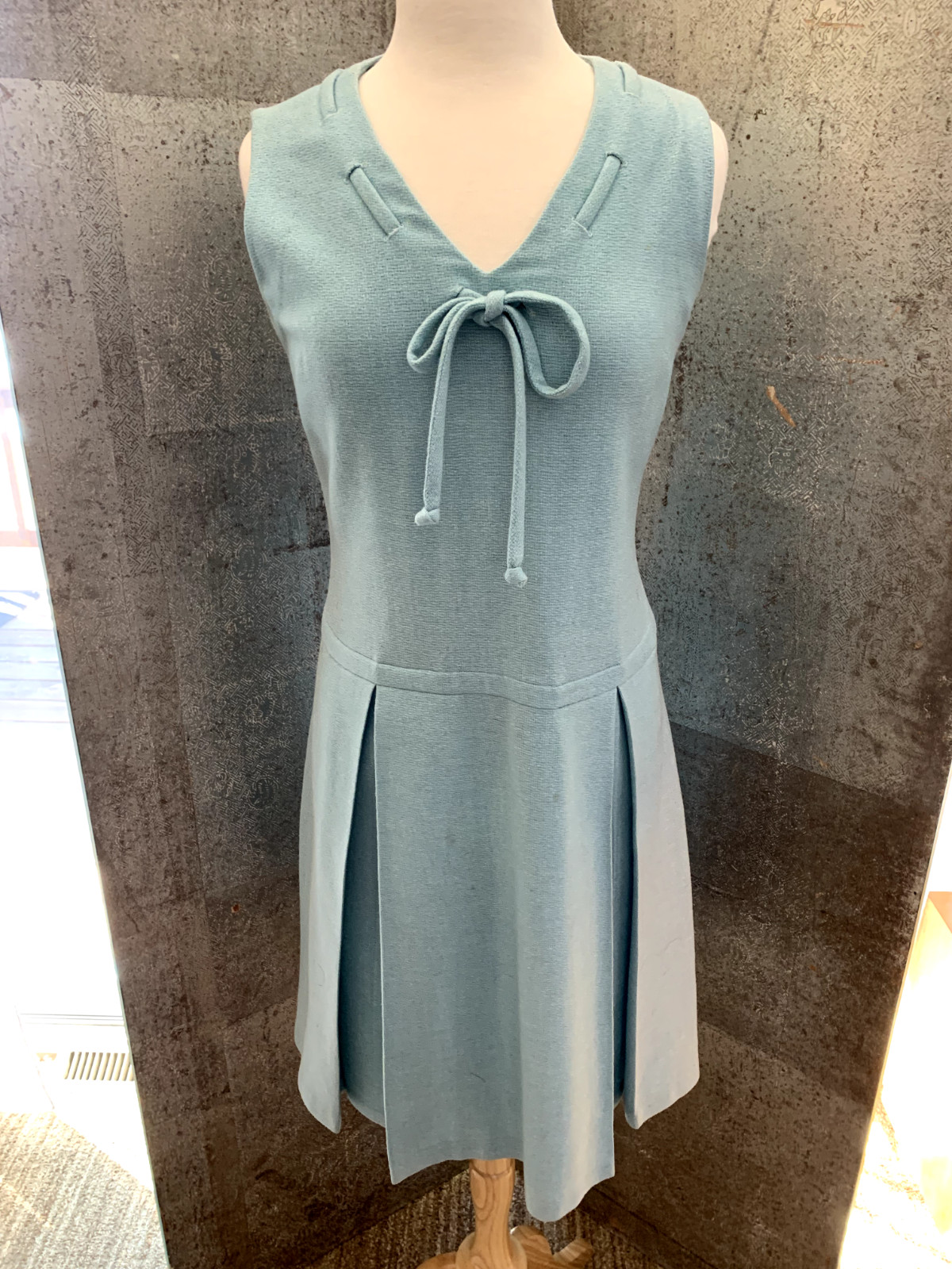 VTG 60's Bobbie Brooks Blue Dress, Classic, Soft Wool… - Gem