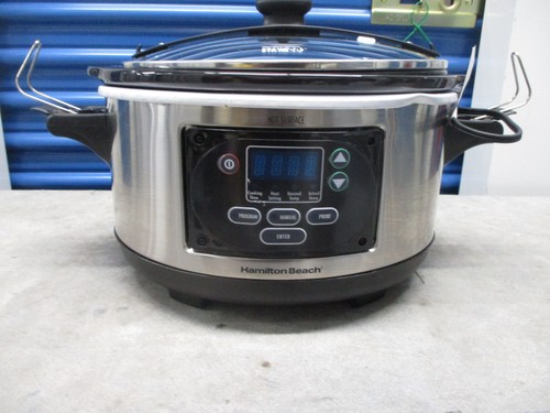 Hamilton Beach Portable 6 Quart Slow Cooker Model SC26 33969 W ...