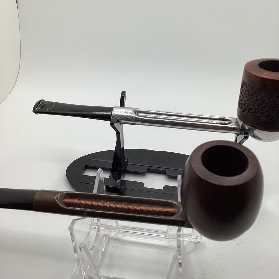 Falcon Removable Bowls Metal Lot Of 2 Smoking Estate Pipe Tobacco VTG ...