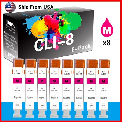 8PK CLI-8 Ink Cartridge for Pixma-MP530 Printer | eBay