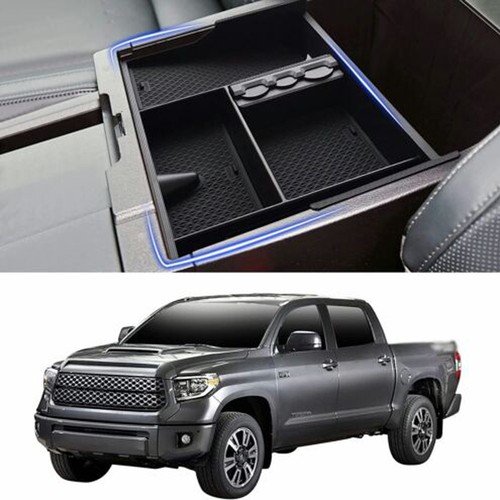 Car Armrest Storage Box For Toyot@ Tundra 2007-21 Center Console Tray ...
