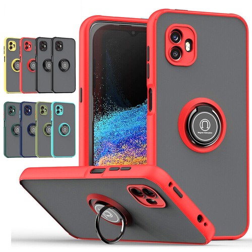 Shockproof Matte Hard PC Magnetic Ring Case For Samsung Galaxy XCover 7 ...