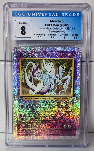 Mewtwo Legendary Collection Reverse Holo CGC 8 With Subgrades. | eBay