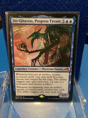 MTG Jin-Gitaxias, Progress Tyrant Kamigawa: Neon Dynasty 059/302 Regular Mythic | eBay