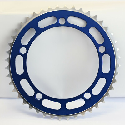 Old School BMX Chainring 5 Bolt 130BCD Blue | eBay