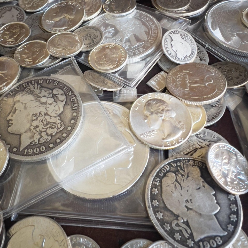 Deluxe Mixed Silver Coin Lot | Vintage U.S. 90% Silver Coin LIQUIDATION ...