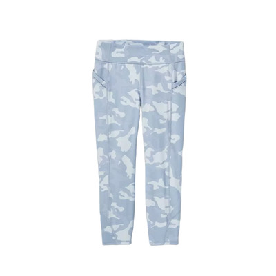 Girls Side Pocket Cropped Leggings All in Motion Light Blue Size XS | eBay