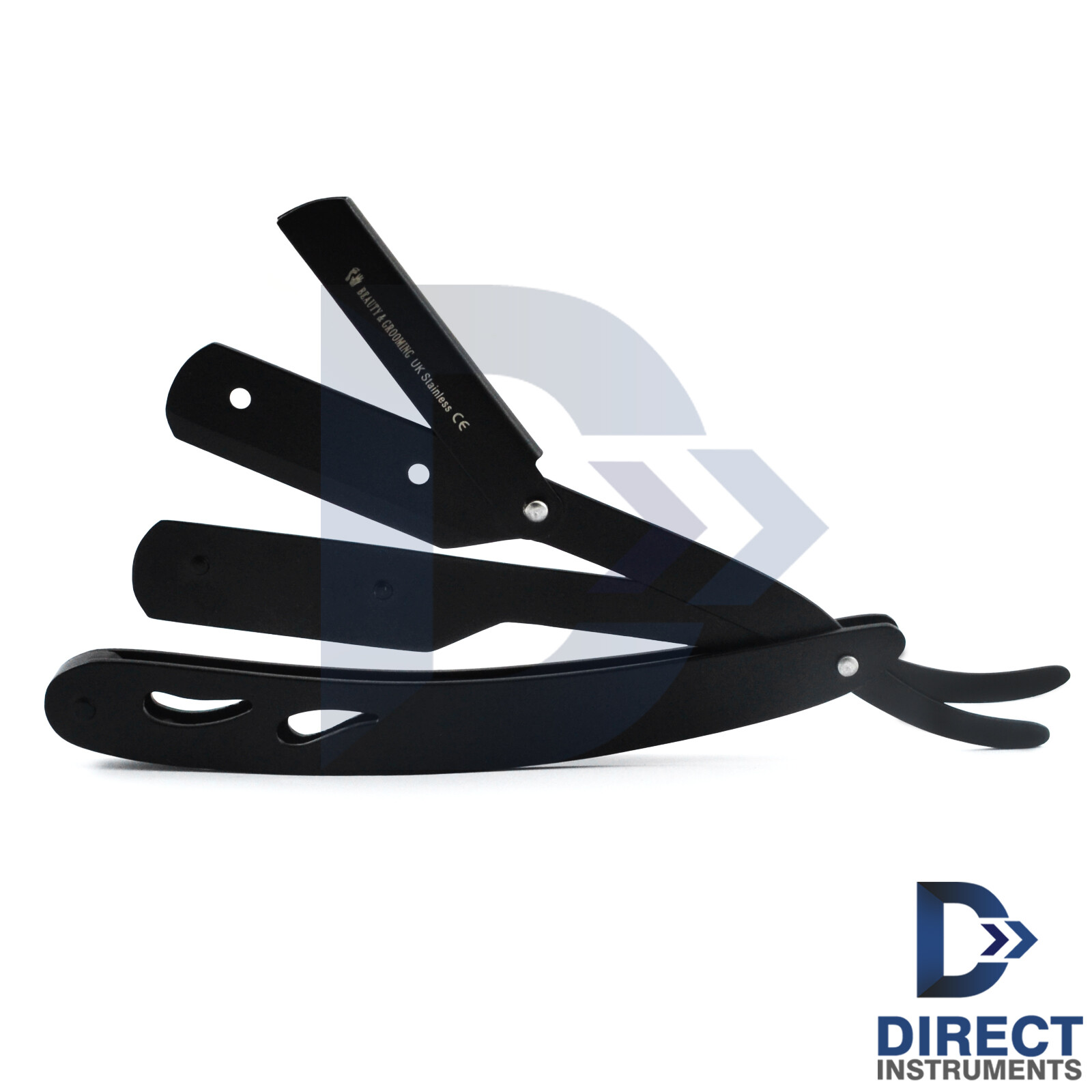 Black Stylish Straight Single Blade Razor Barber Shaving Men's Cut ...