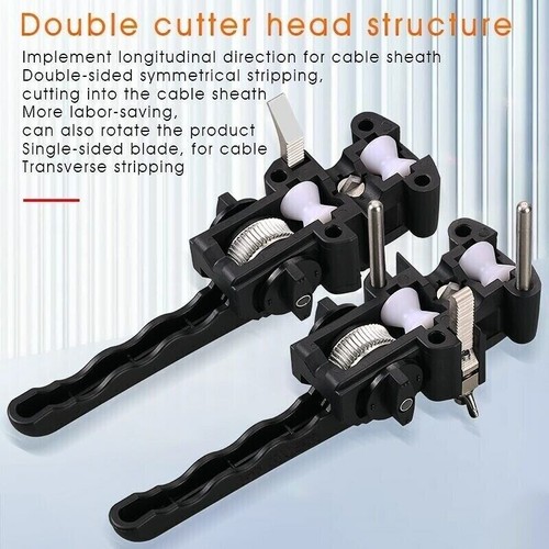 Longitudinal Cable Jacket Slitter Sheath Opening Cutter Fiber Optic ...