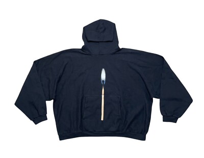 Kanye West DONDA 2 Concert Merch Lit Match Hoodie Large YZY Kanye West DONDA 2 Concert Merch Lit Match Hoodie Large YZY