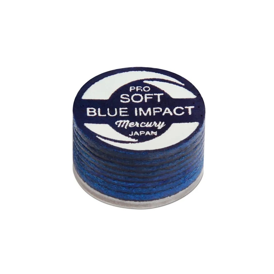 New 1 (one) Navigator Blue Impact Pro Soft - 14mm Pool Cue Tip - 30 ...
