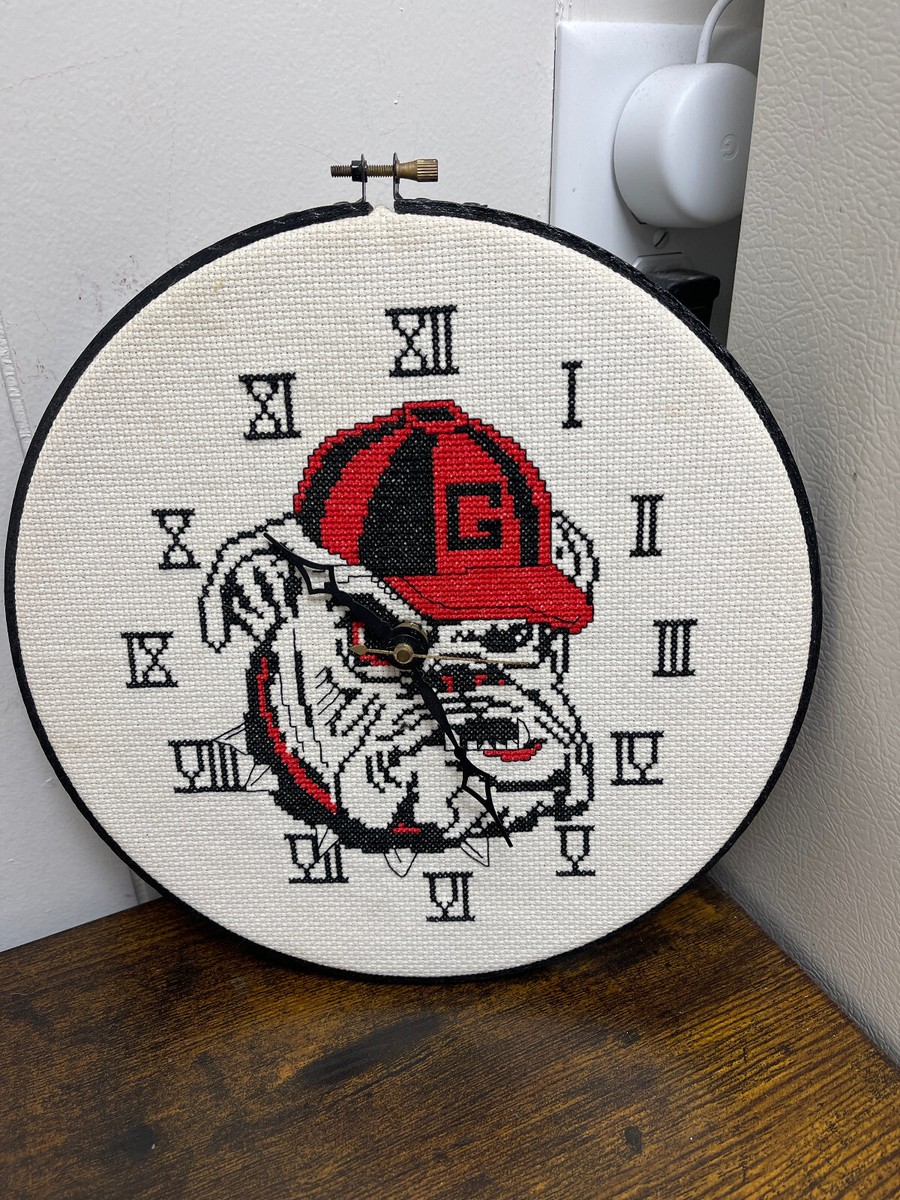 Ga Bulldog Cross Stitch