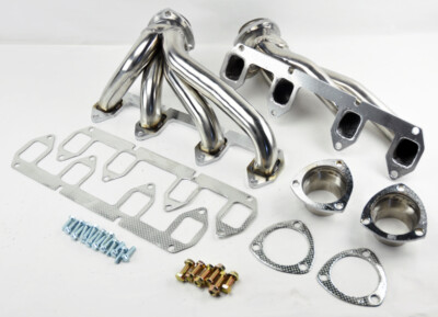 Stainless Shorty Hugger Exhaust Headers for Ford Big Block FE 330/360 ...