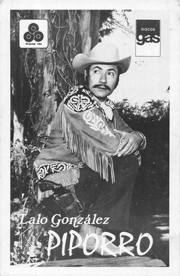 Lalo González Piporro Discos Gas Promo Card – Mexican Cowboy Singer ...