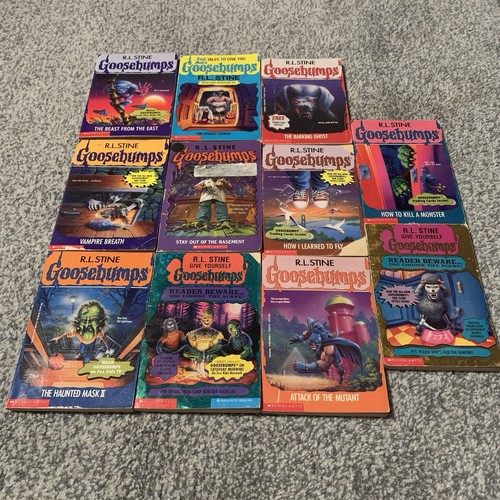 Lot Of 11 Random 90s 1st Edition R.L. Stine Goosebumps Books, Varying ...