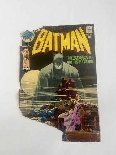 Batman #227 1970 Front Cover Only Iconic Neal Adams Cover | eBay