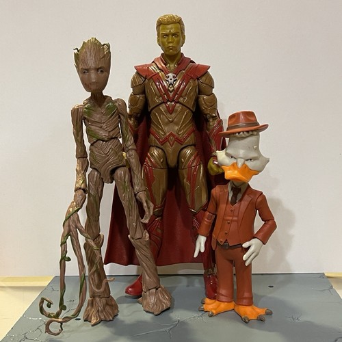 Marvel Legends MCU Adam Warlock, Groot & Howard The Duck 6in figures ...