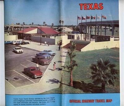 1982 TEXAS Official Highway Travel Map Bill Clements Governor | eBay