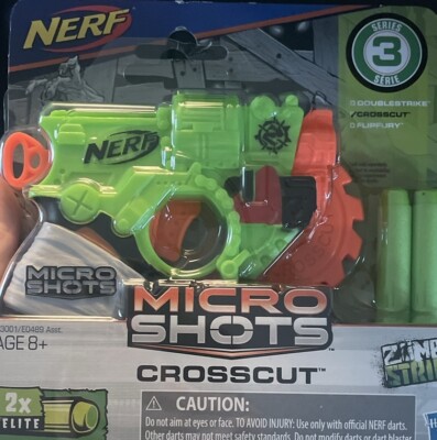 NERF Microshots Crosscut Zombie Strike | eBay