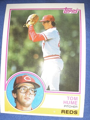 1983 Topps Tom Hume Cincinnati Reds #86 | eBay