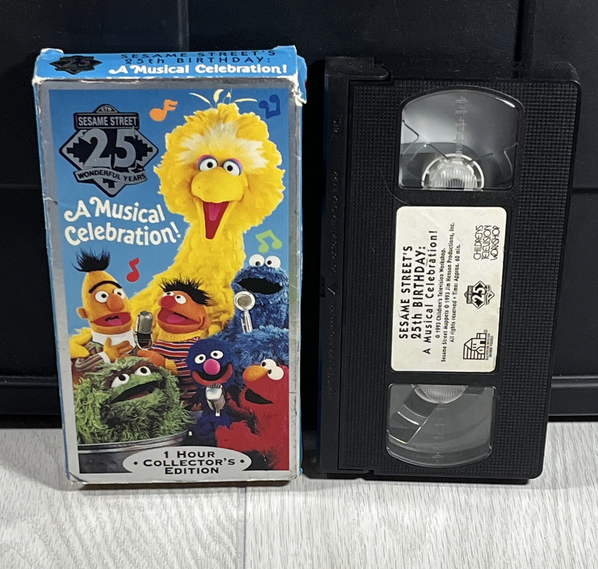 Sesame Street 25th Birthday A Musical Celebration Vhs Ebay