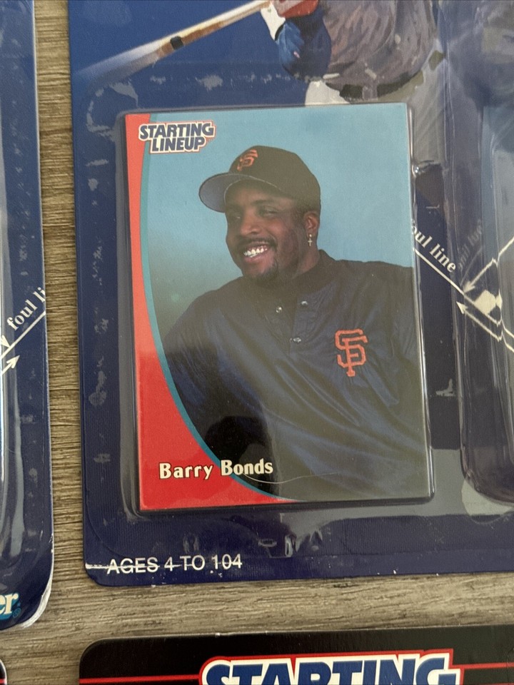 Lot Of 10 1990’s Starting Lineup Action Figures Cards Barry Bonds Bruce ...