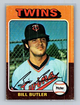1975 Topps #549 Bill Butler Minnesota Twins Baseball Card | eBay