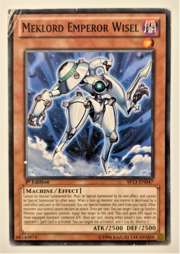 YuGiOh Meklord Emperor Wisel SP13-EN047 1st Edition | eBay