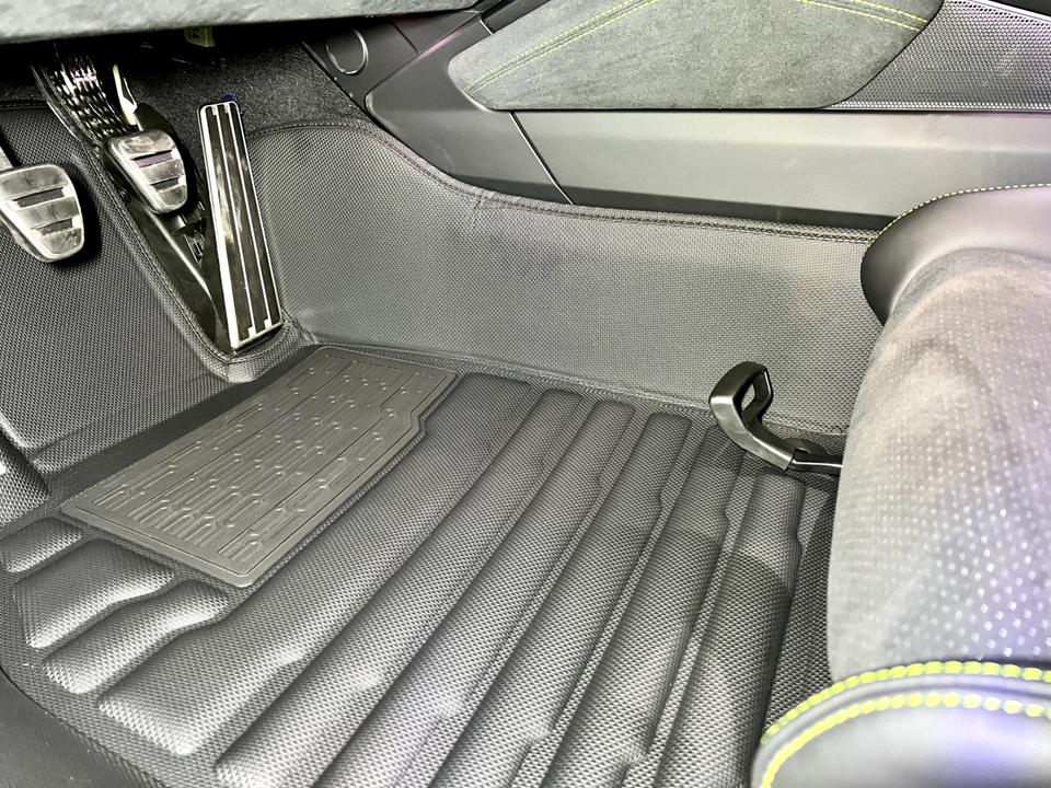 Porsche 992 Bespoke Rich Leather Like Floor Mats Form Fitted for ...