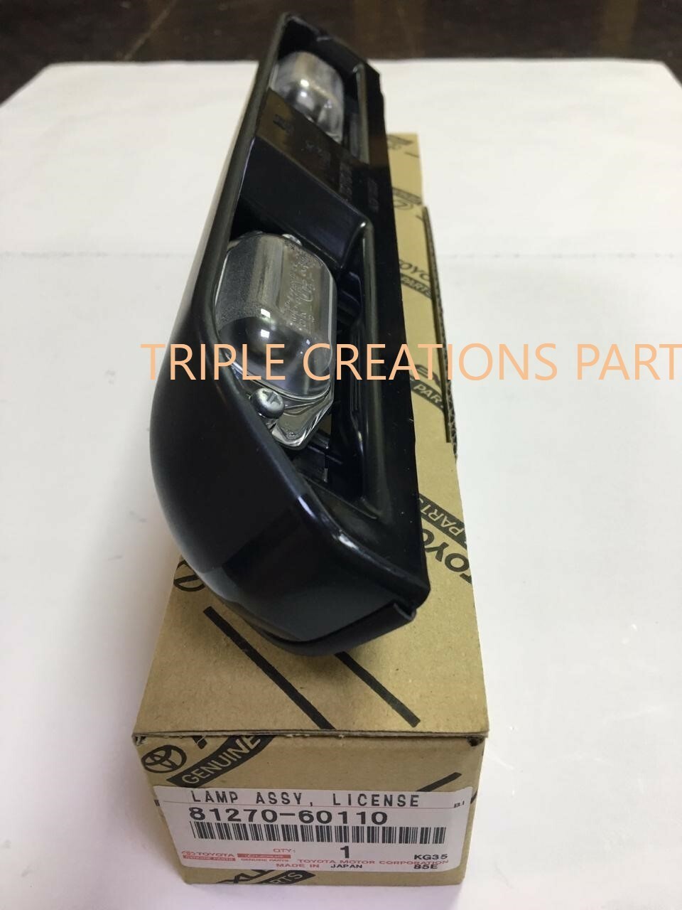 Lexus LX450 Toyota Land Cruiser FJ80 OEM Rear License Plate Lamp 81270 ...