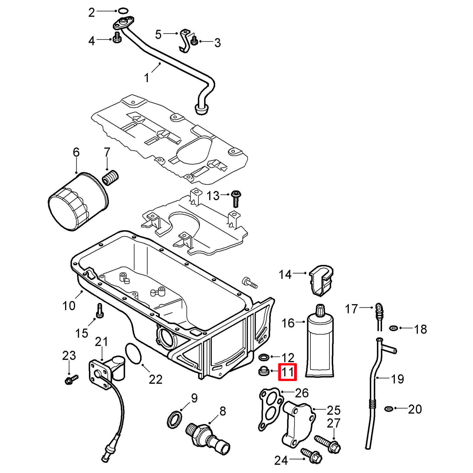 Engine Oil Drain Plug Sump Bolt Screw 90502556 93177277 93193367 ...