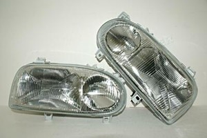 92-98 VW Golf III Mk3 GTI HeadLights Front Lamps LH+RH | eBay