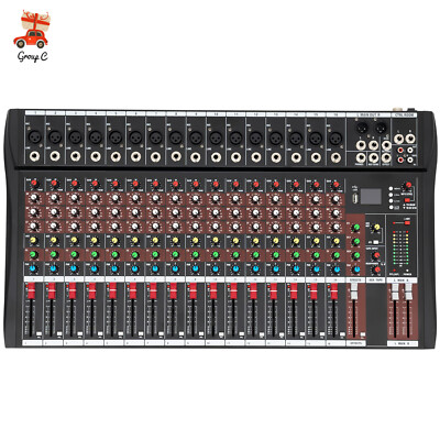 16 Channel Professional Powered Mixer Power Mixing 16 DSP USB NEW | eBay